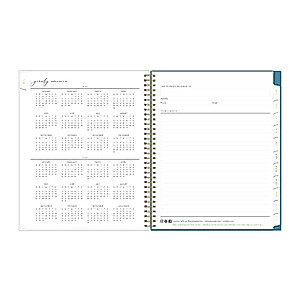 2023-2024 Blue Sky™ Life Note it® CYO Weekly/Monthly Academic Planning Calendar with Notes, 8-1/2" x 11", Bella, July 2023 to June 2024, 142181