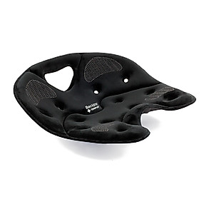 BackJoy Plus TEMPUR Posture Seat | Ergonomic Pressure Relief, Hip & Pelvic Support to Improve Posture | TEMPUR Comfort Foam | Home, Office Chair, Car Seat | Fits M - XL HIPS