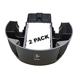 Seneca River Trading 2 Pk, Bissell Cleanview Upright Vacuum Post Motor Filter Tray, 1600762