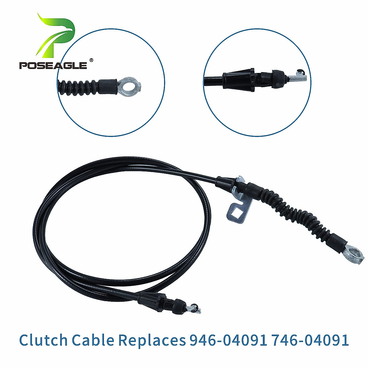 POSEAGLE 2 Pack 585271601 Deflector Cable Compatible with Husqvarna 585271601 Deflector Cable 585271601, Poulan 532420672 Cable, Husqvarna 532420672, Poulan Snowblower 420672 Cable