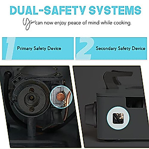 Dr.HOWS Twinkle Mini Camping Stove Burner - Portable Butane Stove for Camping, Picnic, Outdoor - Single Burner Camp Stove with Carrying Case - Mint