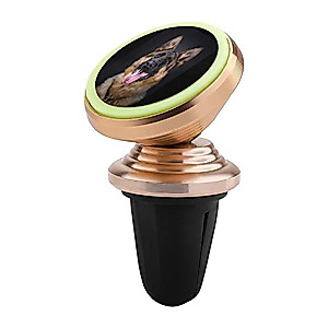German Shepherd Magnetic Phone Holder for Car Air Vent Holder Clip Compatible with All Smartphones & Tablets