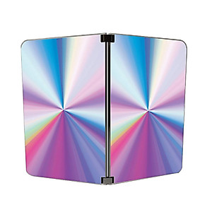 MightySkins Skin for Microsoft Surface Duo - Rainbow Zoom | Protective, Durable, and Unique Vinyl Decal wrap Cover | Easy to Apply, Remove, and Change Styles | Made in The USA