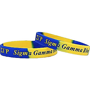 Sigma Gamma Rho Silicone Bracelet