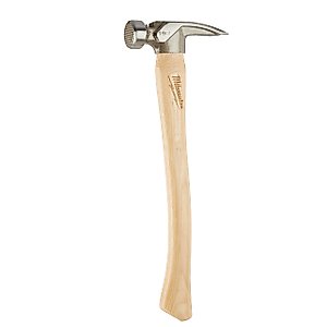 Milwaukee 48-22-9419 Milled Face Hickory Wood 19 oz. Framing Hammer