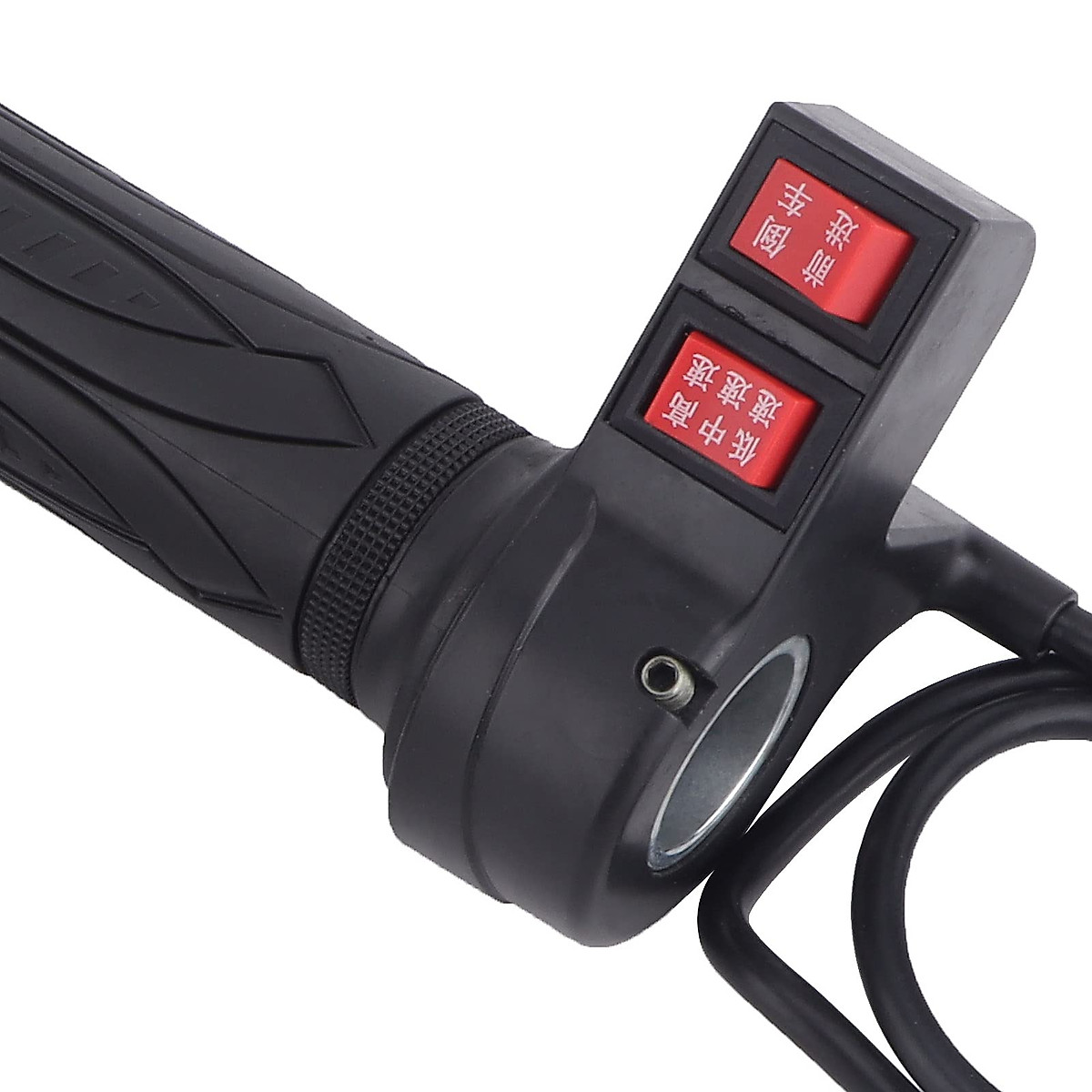 VGEBY 1Pair Electric Bike Throttle Grip, 3 Speed Control Throttle Hand Grips for Electric Bikes with Forward and Reverse Gear Electric Accessories