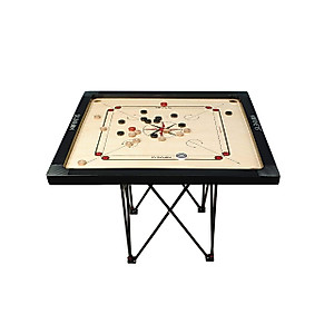 KORNERS Foldable Height Adjustable Carrom Board Stand Professional Easy Fold Hydraulic Premium Quality for Carom