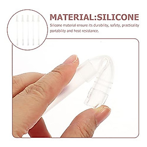 Luxshiny Frost Buddy 5pcs Water Bottle Straw Replacement Reusable Big Jug Straws Belly Cup Straws Tumbler Straws Drinking Straws for Time Marker Motivational Sports Drink Half Gallon Water Bottle