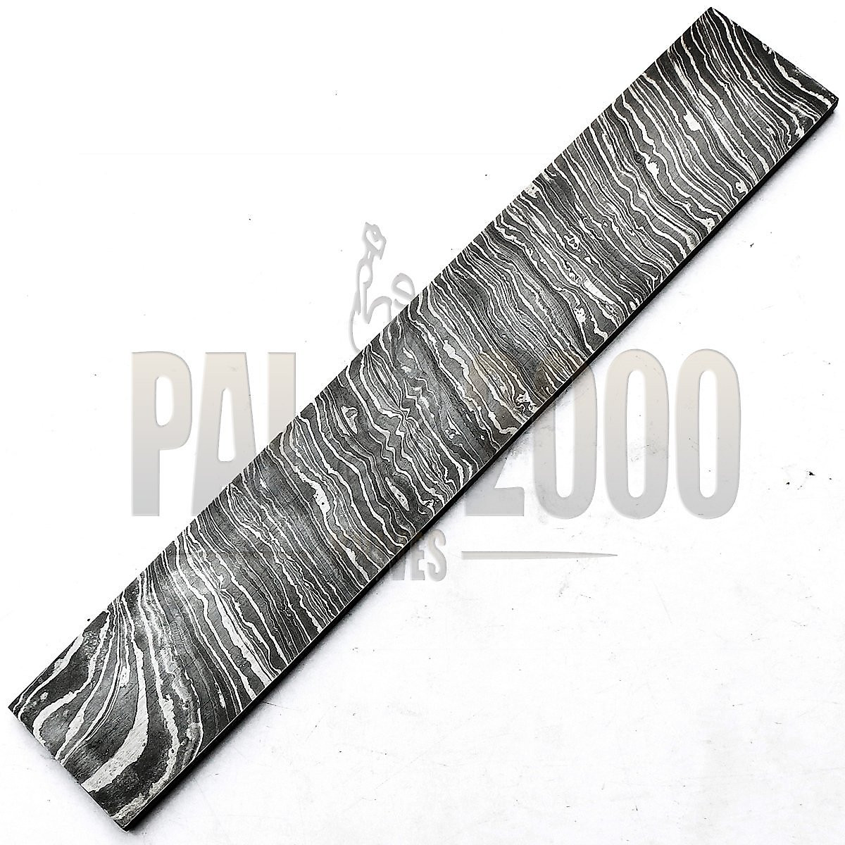 PAL 2000 KNIVES HUN-9937 Handmade Damascus Steel 10x5 Inches Billet Blank - Knife Making Bar