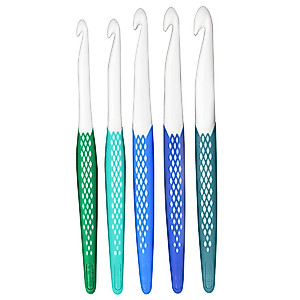 Prym Ergonomics Crochet Hook Set, Large (7mm, L, M, N, O)