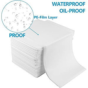 DEAYOU 40 PCS Disposable Spa Bed Sheets, Waterproof Massage Table Sheet Protector, Non Woven Fabric Bed Cover for Massage Therapy, Beauty Salon, Tattoo, Hotels, Esthetician, 31" x 67", Oil-Proof