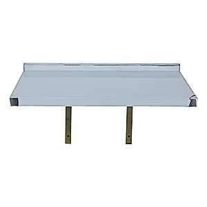 TAIMIKO Stainless Steel Wall Shelf-Commercial Rack Shelves for Restaurant,Kitchen,Home,Bar and Hotel (39.37" x 11.81")