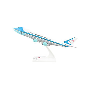 SkyMarks SKR041 Air Force One Boeing 747-200 VC25 1:250 Scale Desktop Model with Stand