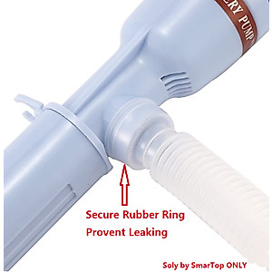 SmarTopus Electric Liquid Transfer Siphon Pump for Diesel, Fuel, Oil, Water, Battery Operated Power Siphon Pump for Gasoline (by SmarTop) 2-PACK