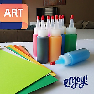 kelkaa 4oz HDPE Durable Plastic Squeeze Bottles with Yorker Red Cap Natural Clear Bottles for Food, Crafts, Any DIY Liquid Products, Multi Purpose Refillable Bottles (Pack of 10)