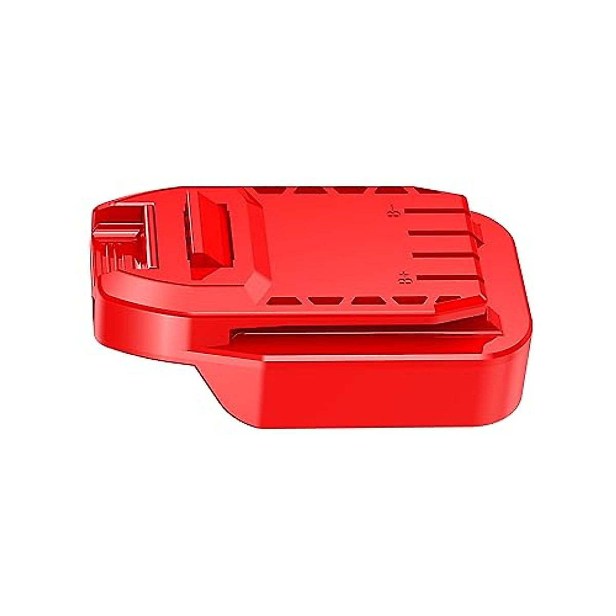LQ-18RY Adapter Only Fits Craftsman V20 (NOT Old 20v) Cordless Tools for Dewalt 20v MAX XR Platform Lithium Batteries-Adapter Only, Red