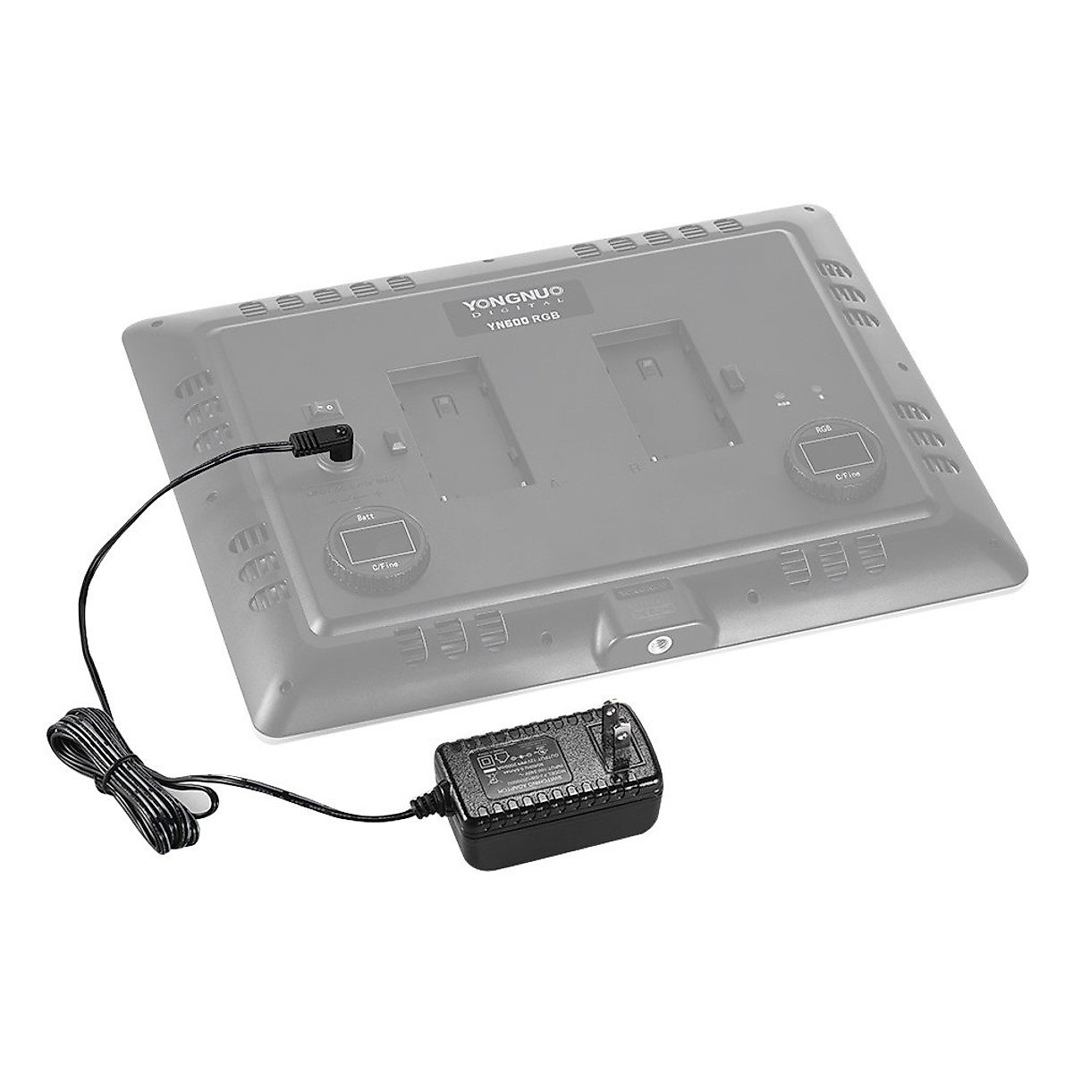 YONGNUO 12V 2A Standard Power Adapter with US Plug Wide Voltage 100-240V for YONGNUO YN300III YN216 YN1410 YN300Air YN160III YN168 YN360 LED Video Light