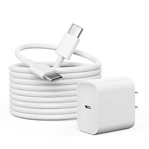 iPad Fast Charger, 20W iPad Pro Charger with 10FT iPhone 16 15 Charging Cable for iPhone 16/16 Pro/15/15 Pro Max/15 Plus, iPad 10th, iPad Air 5/4th, iPad Mini 6th, iPad Pro 12.9/11 inch 2022/2021/2020