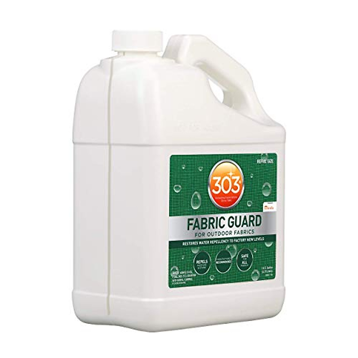303 Fabric Guard - Restores Water and Stain Repellency To Factory New Levels, Simple and Easy To Use, Manufacturer Recommended, Safe For All Fabrics, 1 Gallon (30607)
