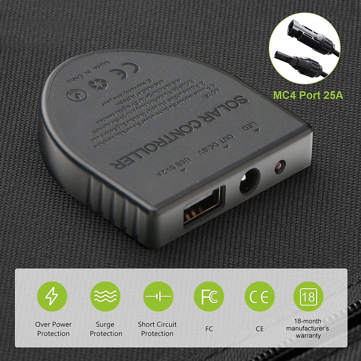 ALLPOWERS 700W Power Station with Solar Panel Included, 606Wh Solar Generator with Portable Solar Panel 18V 140W for Camping 12V Battery Laptop Phone RV Christmas Lights