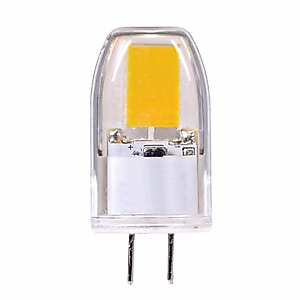 Satco S9544 G6.35 Bulb in Light Finish, 1.63 inches, Clear