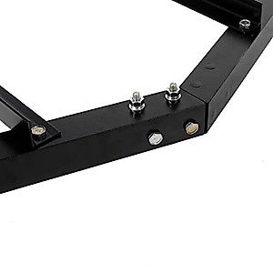 KUAFU Tow Behind Drag Harrow 66" Width W/Pin Style Hitch Compatible with ATV UTV Garden Lawn Tractor Adjustable Center Bars 50 Lbs