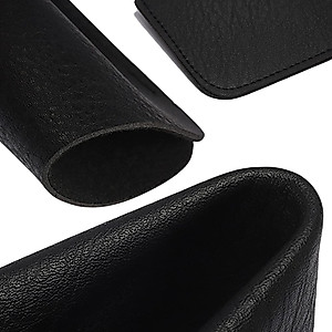 DIYOMR 6 Pack Soft Leather Eyeglass Bags Portable Unisex Glasses Pouch Multiple Pens Sleeve Case Classic Color for Business Men Women Teen Student Scholars