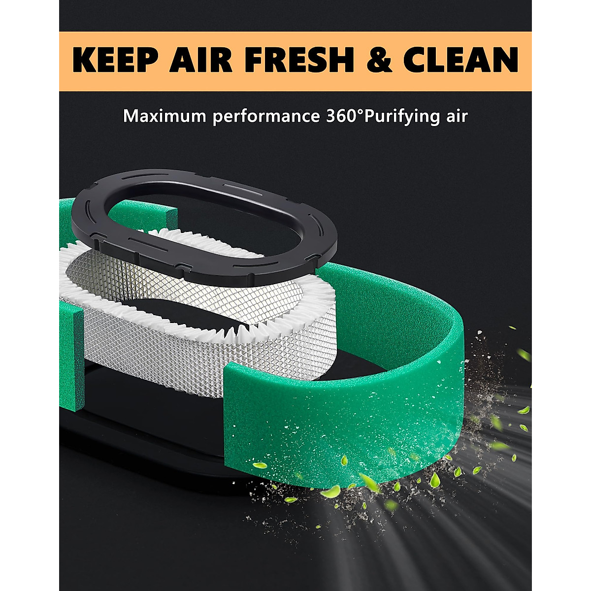 32 083 09-S Air Filter for Kohler 7000 Series, 20-26 Hp Engines, KT715 KT725 KT730 KT735 KT740 KT745 KT600 KT610 KT620, 2 Pack