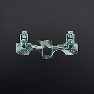 3pcs Conductive Film Replacement Handle Keypad Repair Pads Flexible Controller Membrane Conductive Film Compatible with PS4 Controller JD-M-001 JD-M-010 JD-M-011