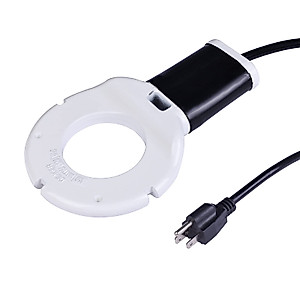 comincia 500Watt Stock Tank Heater,Chicken Water Heater,Cast Aluminum Submergible De-Icer, Thermostatic Control Water Trough Tank Heater for Livestock Poultry Birds,Cows,Horses,Wildlife Drinking