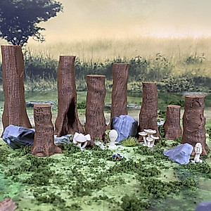 Extruded Gaming Forest Trees Set 2