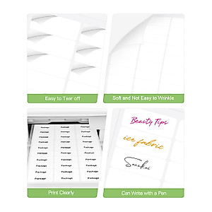 NELKO Address Labels, 1" x 2-5/8" Shipping Address Labels for Laser & Inkjet Printers, Mailing Sticker Labels, Easy to Pee for FBA Label (25 Sheets, 750 Labels)