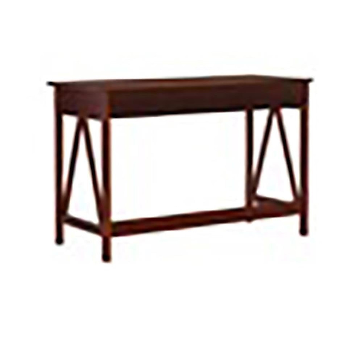 BOWERY HILL 1-Drawer Transitional Wood Desk in Antique Tobacco