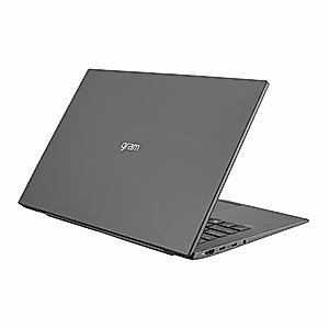 LG gram (2022) 14Z90Q Ultra Lightweight Laptop, 14" (1920 x 1200) IPS Display, Intel Evo 12th Gen i7 1260P Processor, 16GB LPDDR5, 512GB NVMe SSD, FHD Webcam, WiFi 6E, Thunderbolt 4, Windows 11, Gray