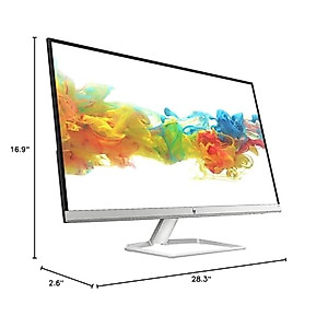 HP 31.5" HDMI/VGA 1080P 60Hz 5ms Anti-Glare LED IPS FHD Monitor (Black), Bonus Accessories (Renewed)