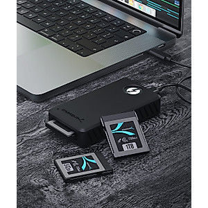 SABRENT Thunderbolt 3 & USB 3 Type C to CFexpress Card Reader (CR-T3CF)