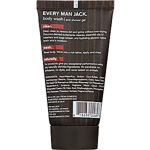 Every Man Jack, Wash Body Cedarwood Travel, 1.5 Fl Oz