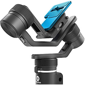 FeiyuTech G6 Max Camera Gimbal Stabilizer for Lightweight Mirrorless/Action/Pocket Camera,Smartphone, for SonyZV1 a6300/a6500 Canon 200D M50, for iPhone12 Pro Max GoproHero 8/9 Android app,Max 2.4lb