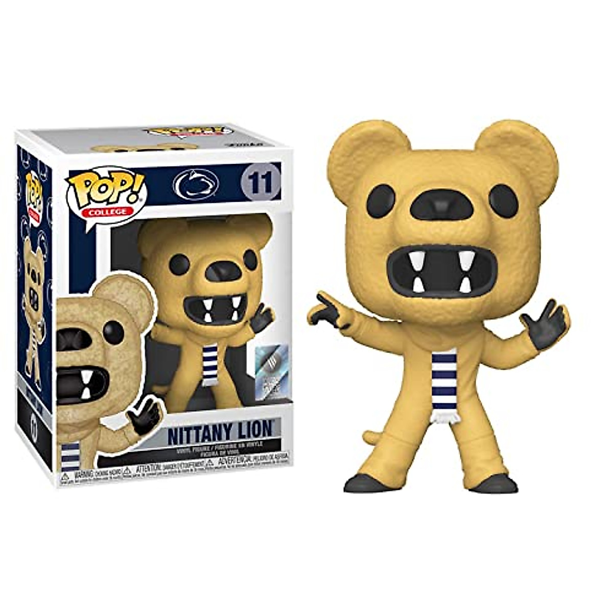 POP College Mascots: Penn State Nittany Lion Funko Pop Vinyl Figure Bundled with Multicolored 3.75 inches
