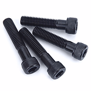 10 Pcs M10-1.5 x 30mm Hex Socket Head Cap Screws, 12.9 Grade Alloy Steel, Allen Socket Drive, Black Oxide Finish, Machine Thread，Full Thread （10 Pcs M10-1.5 x 30mm）