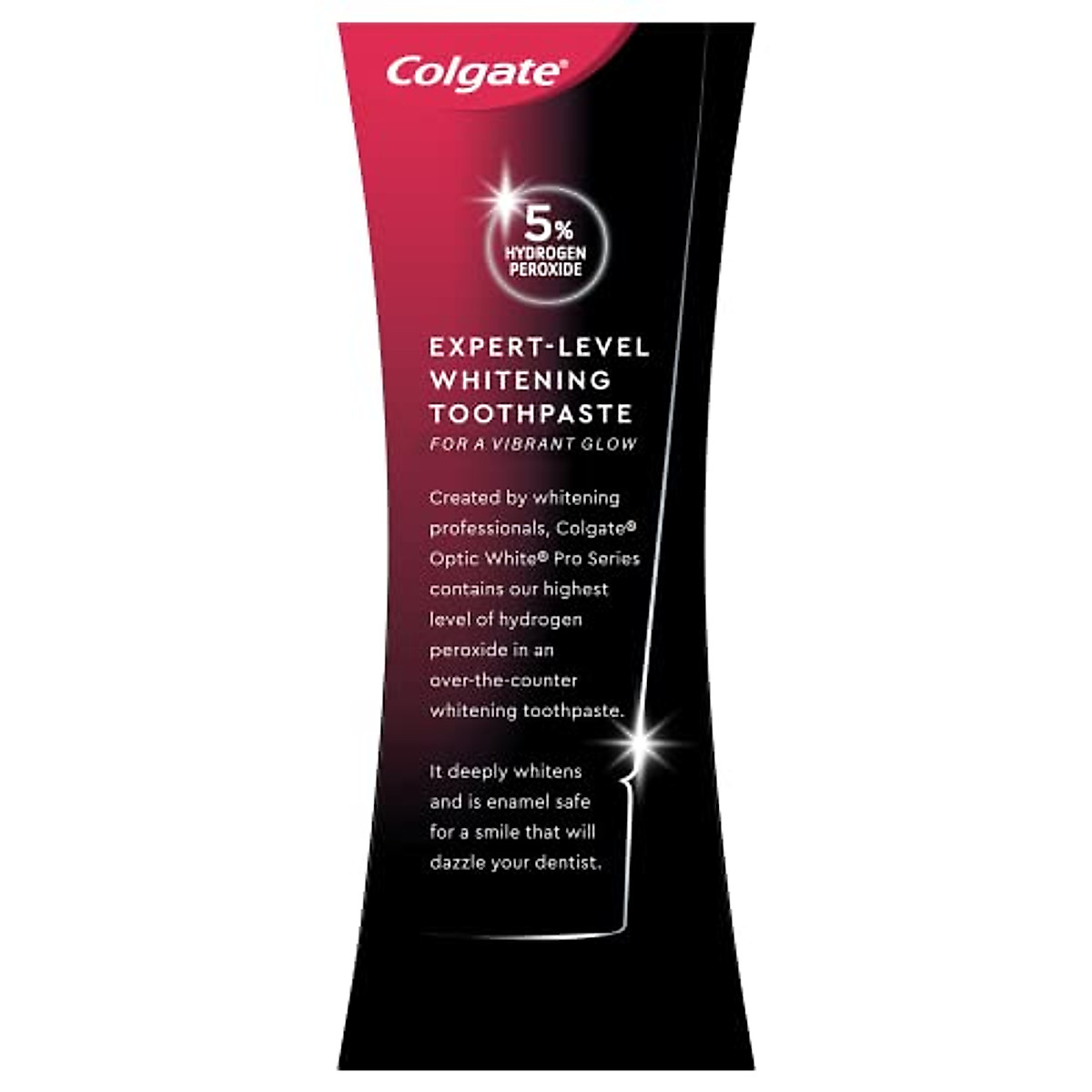 Colgate Optic White Pro Series Whitening Toothpaste with 5% Hydrogen Peroxide, Vividly Fresh, 3 Oz Tube