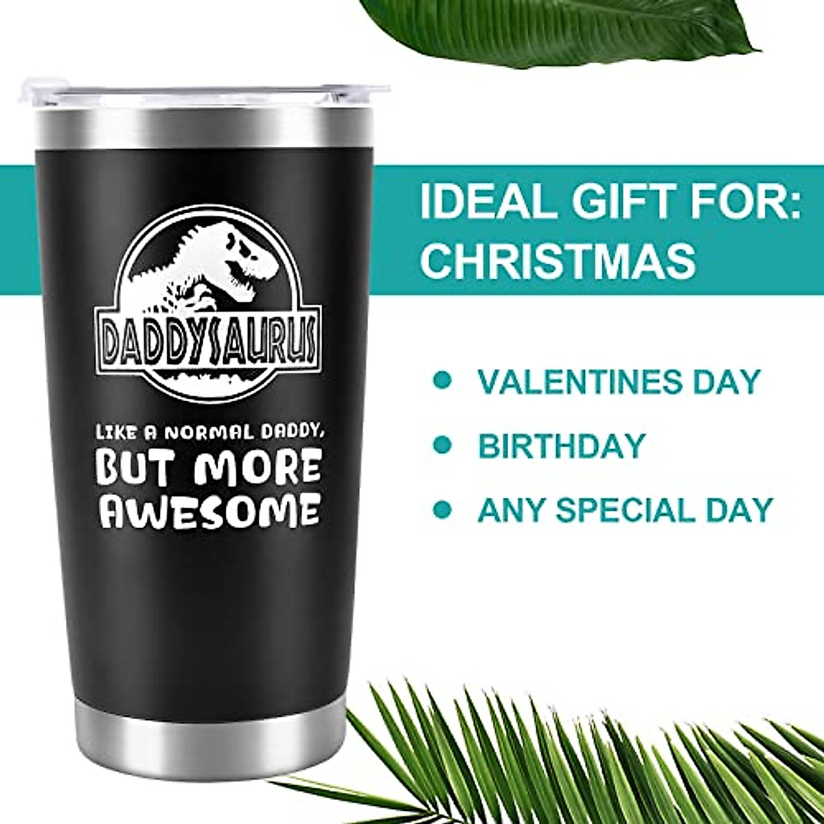 Gifts for Men Father Dad, 20 OZ Wine Tumbler for Him Boyfriend Fiancé, Christmas Stocking Stuffers Valentines Day Awesome Gifts From Daughter or Son Wife for Husband Festival Birthday Funny Presents
