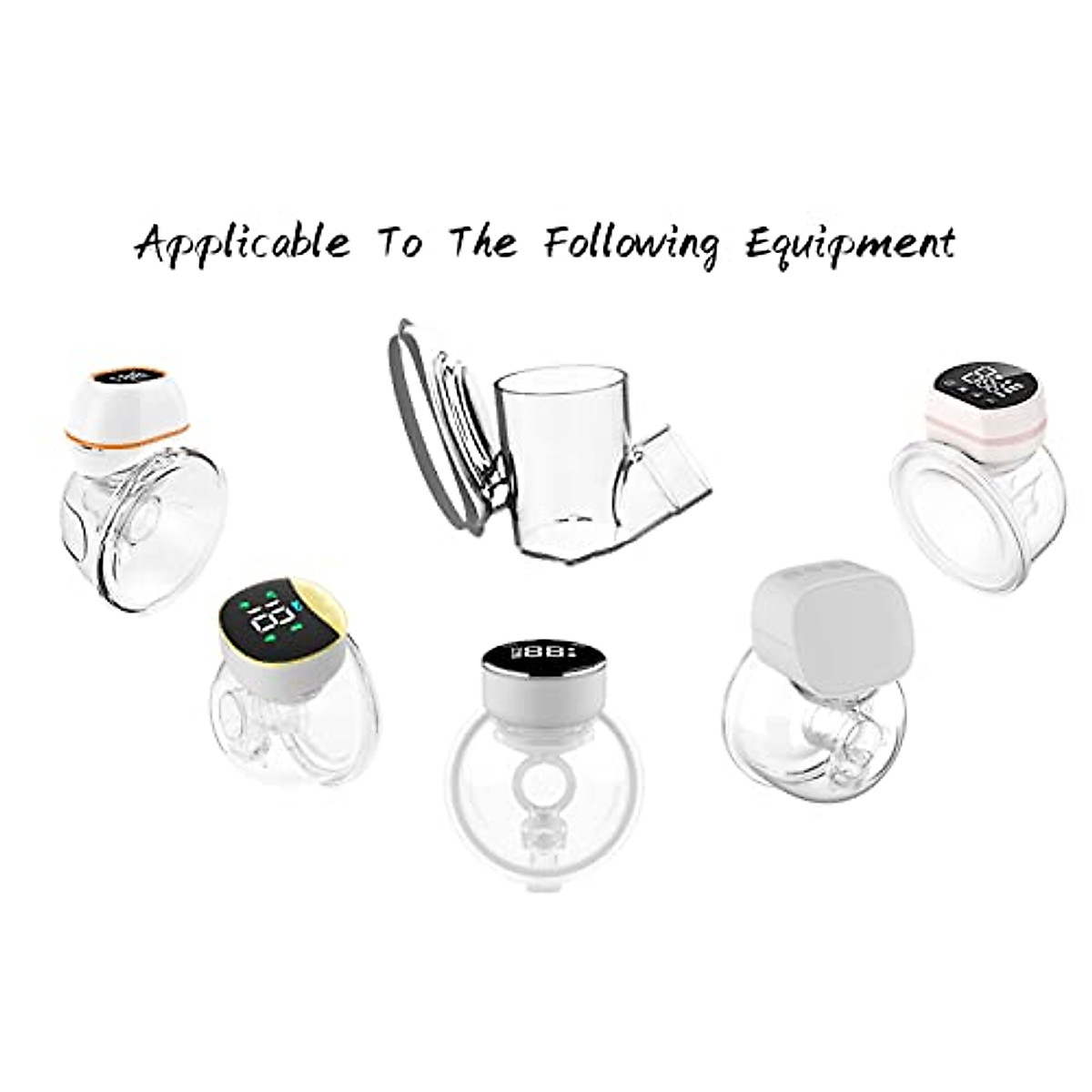 Loveishere Wearable Breast Pump Linker, Compatible with Momcozy S9/S10/S12/TSRETE/PADRAM/LoveOfLive/OMFMF Wearable Breast Pump, Accessories Connector Linker to Connect Flange Valve and Diaphragm