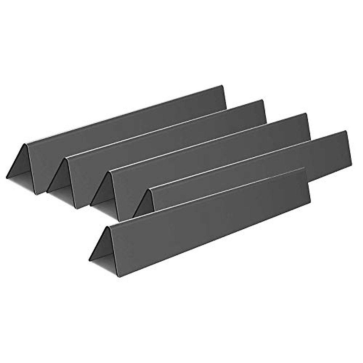 BBQ funland PH7636 15.3" Porcelain-Enameled Flavorizer Bars for Weber Spirit 300 Series S-310, E/S-320, E/S-330 Grill Parts with Front-Controls, 5-Pcs Flavor Bar Replacements (15.3” x 2.6” x 2.5”)