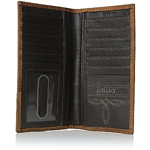 ARIAT Men's wallets Gator Print Rodeo, Brown, One Size