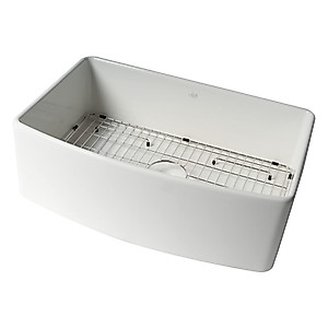 ALFI brand ABFC3020-W Kitchen Sink, White