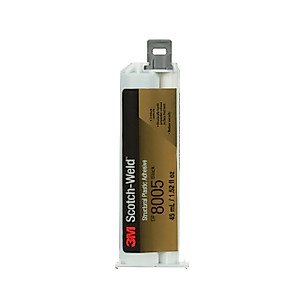 3M Scotch-Weld Structural Plastic Adhesive DP8005 Black, 45 mL Duo-Pak, 99352