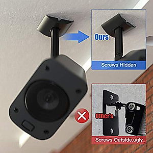 Wall Mount and Ceiling Mount for Logitech Z906 5.1 Surround Sound Speaker System Tilt and Swivel Adjustable Mounting Bracket for Logitech Z906 Satellite Speakers Wall Mount, Single