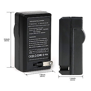 LP-E6 Battery Charger for Canon EOS 5D Mark II, EOS 5D Mark III, EOS 60D, EOS 60Da, EOS 6D, EOS 70D, EOS 7D, EOS 7D Mark II, Replacement for Canon LC-E6 LC-E6E Charger