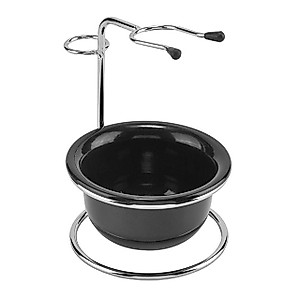 Wismee Shaving Kit 3 In 1 Shaving Brush Set Shaving Soap Bowl, Shaving Brush Stand Holder, Badger Hair Shaving Brush Kit Shaving Cleaning Tool Christmas Thanksgiving Present for Men Teen Boys